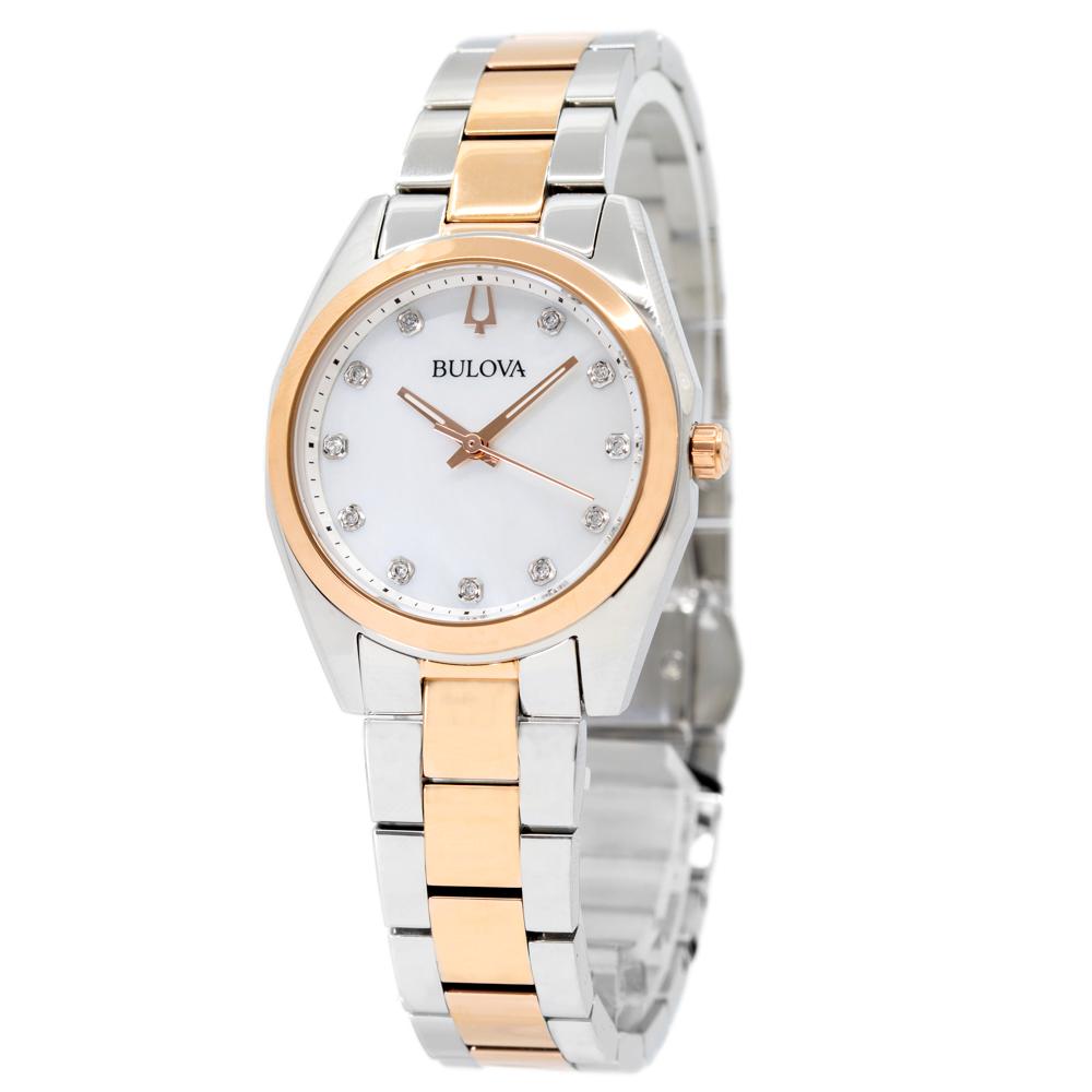 Bulova Ladies 98P207 Surveyor Mop Dial Diamonds Quartz